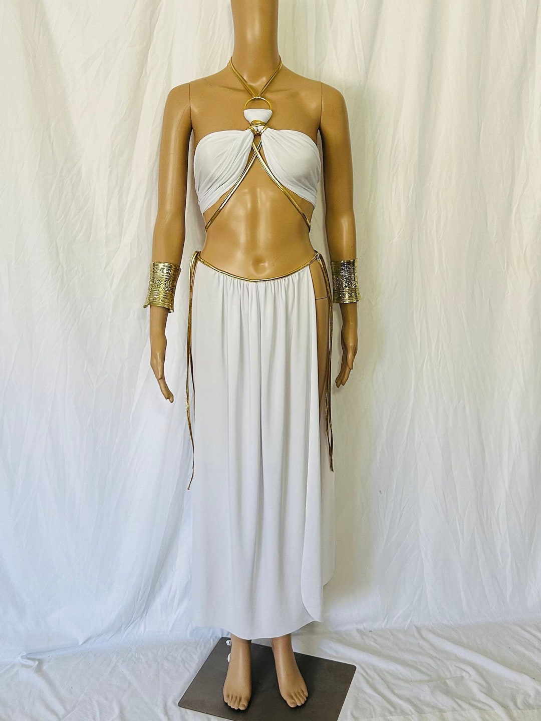 Greek Goddess Fantasy Kajira Harem Lingerie Gorean Slave Submissive Role Play Halloween Cosplay ...