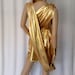 Greek Goddess Shoulder Drape Gold Halloween Costume - Etsy