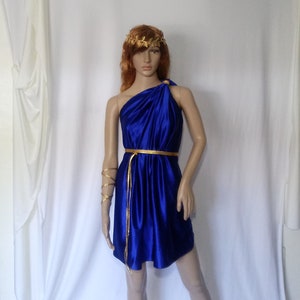 Greek Goddess Toga Gold Halloween Costume - Etsy