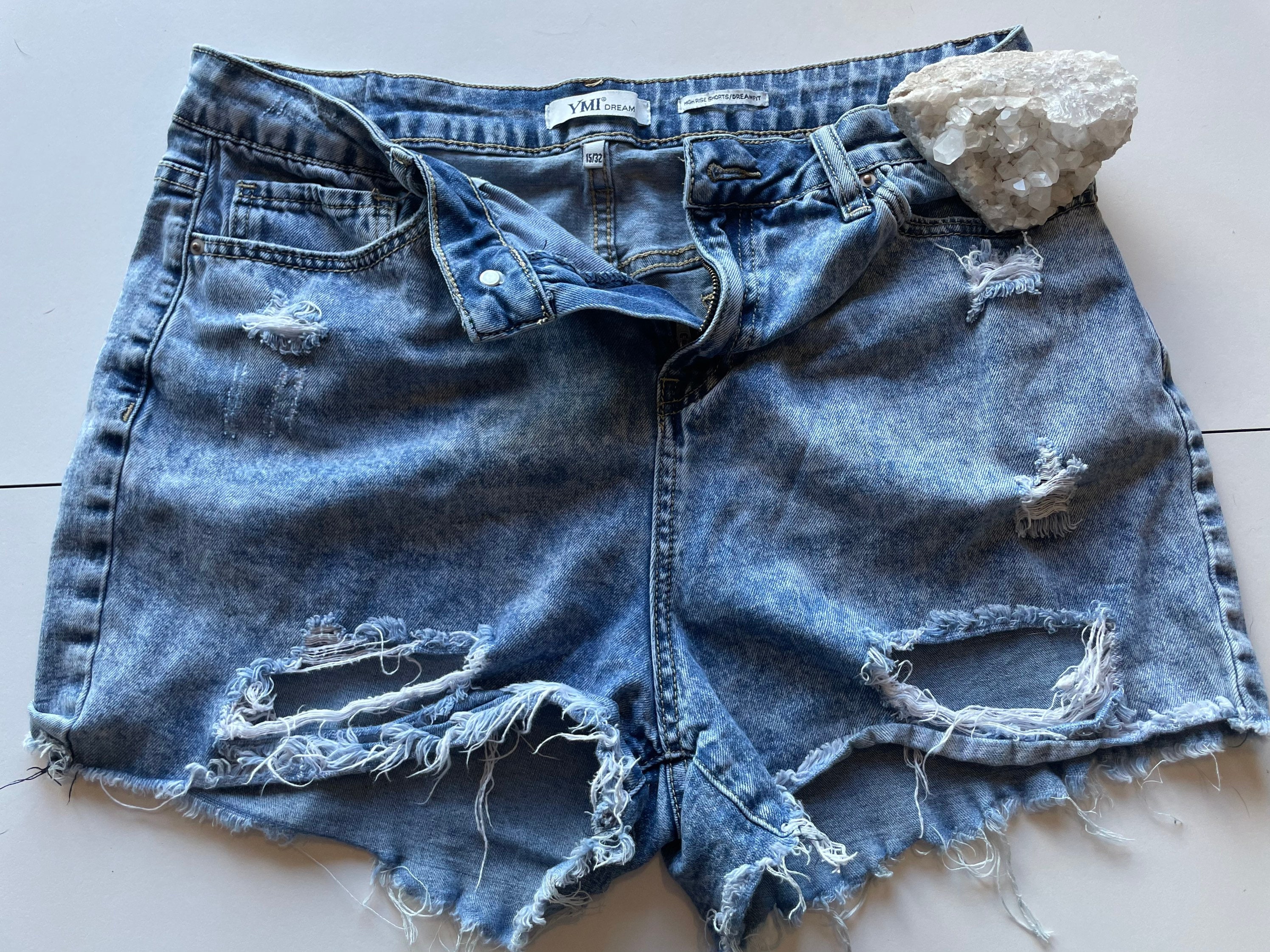 Embroidered Jean Shorts - Etsy