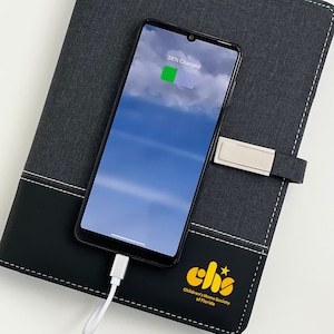 Personalized Smart Notebook, Wireless Charging Notebook Diary, Custom ...