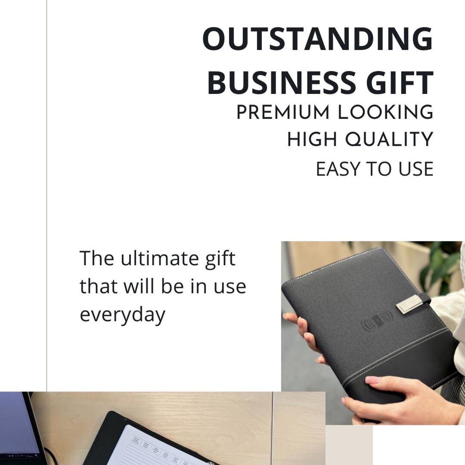 Personalized A5 Smart Notebook With Wireless Charger & Flash Drive - Etsy