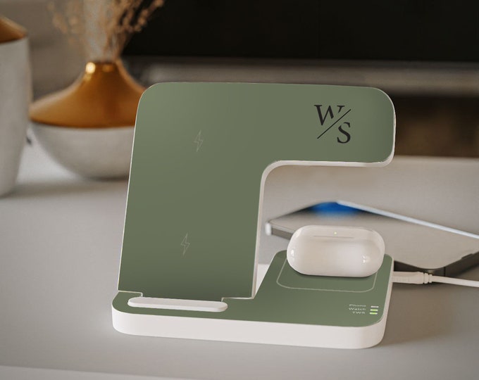 Wireless Docking Station, for iPhone and Android, for Airpods and ...