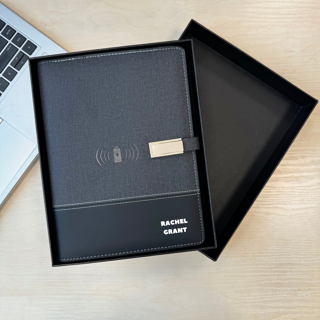 Wireless Charging Notebook A5, Custom Corporate Gifts, Business Owner ...