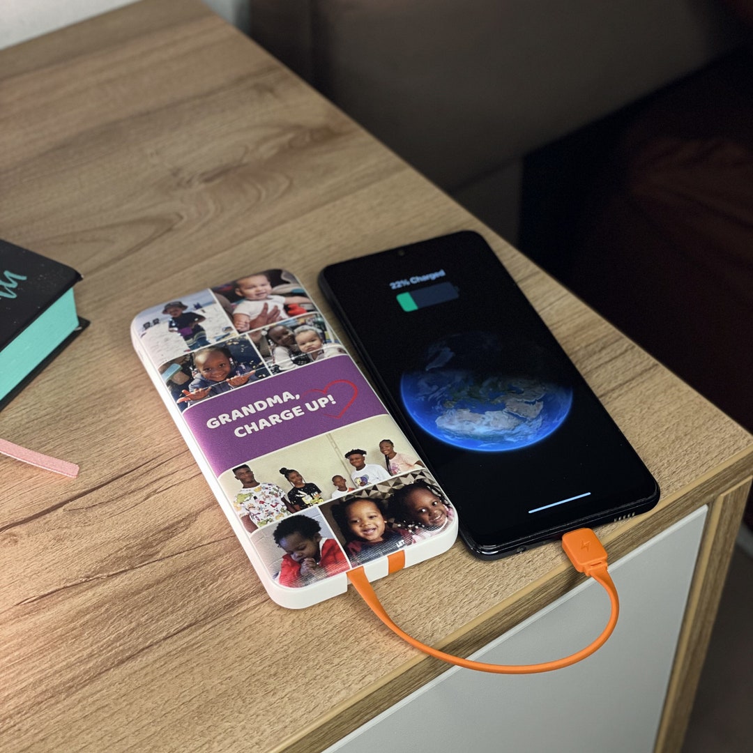 Custom Power Bank Gift for Grandma Personalized Power Bank Gift for ...