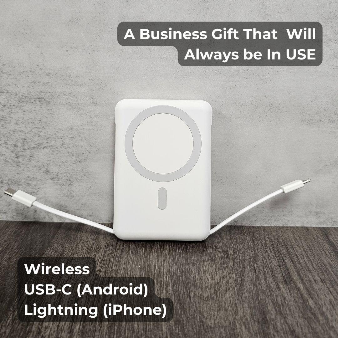 Magnetic Custom Power Bank Company Logo Corporate Gifts Promotional ...