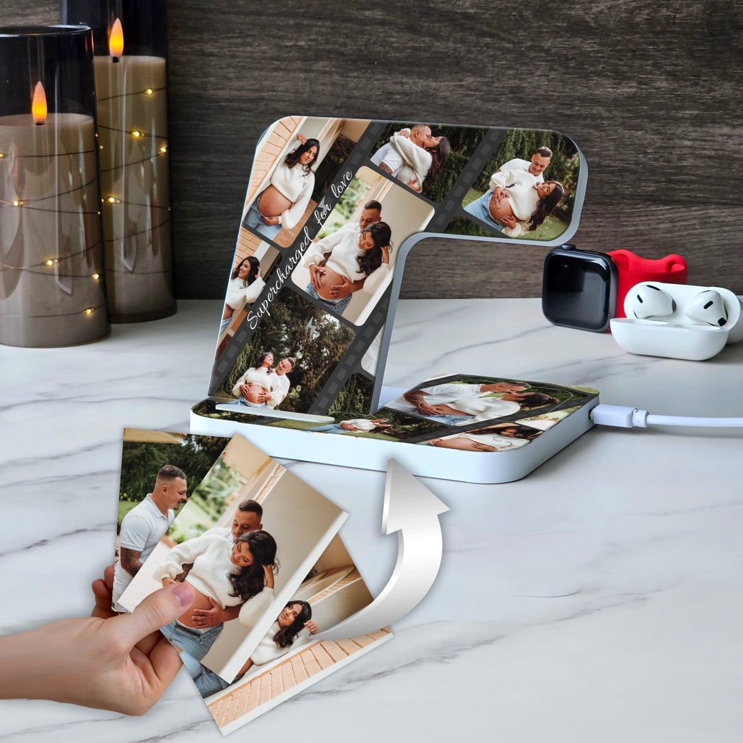 Custom Couple Gift, Personalized Anniversary Gift Wife, Husband Docking ...