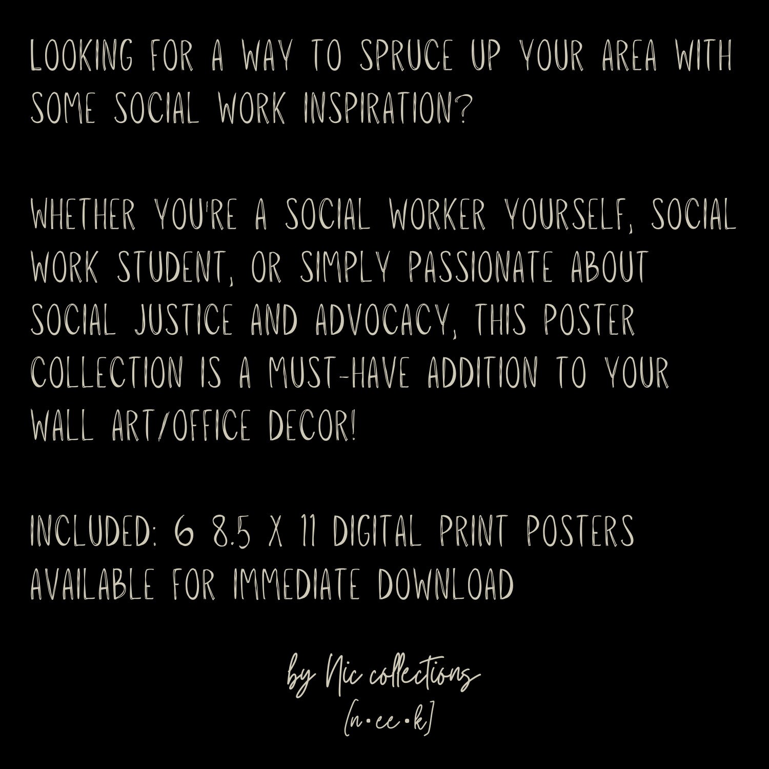 Social Work Wall Art, Social Work Wall Collage, Social Work Code of ...