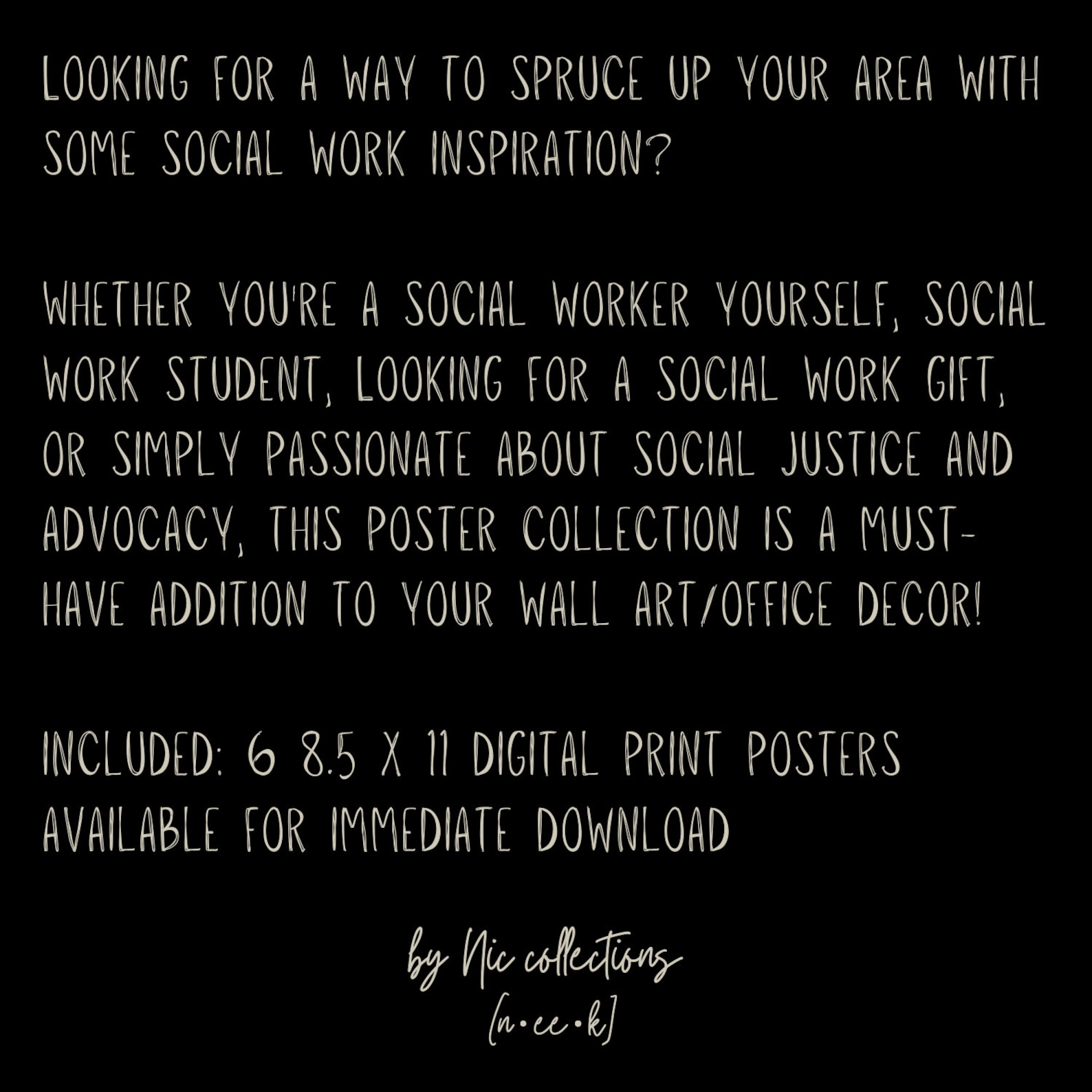 Social Work Wall Art, Social Work Wall Collage, Social Work Code of ...