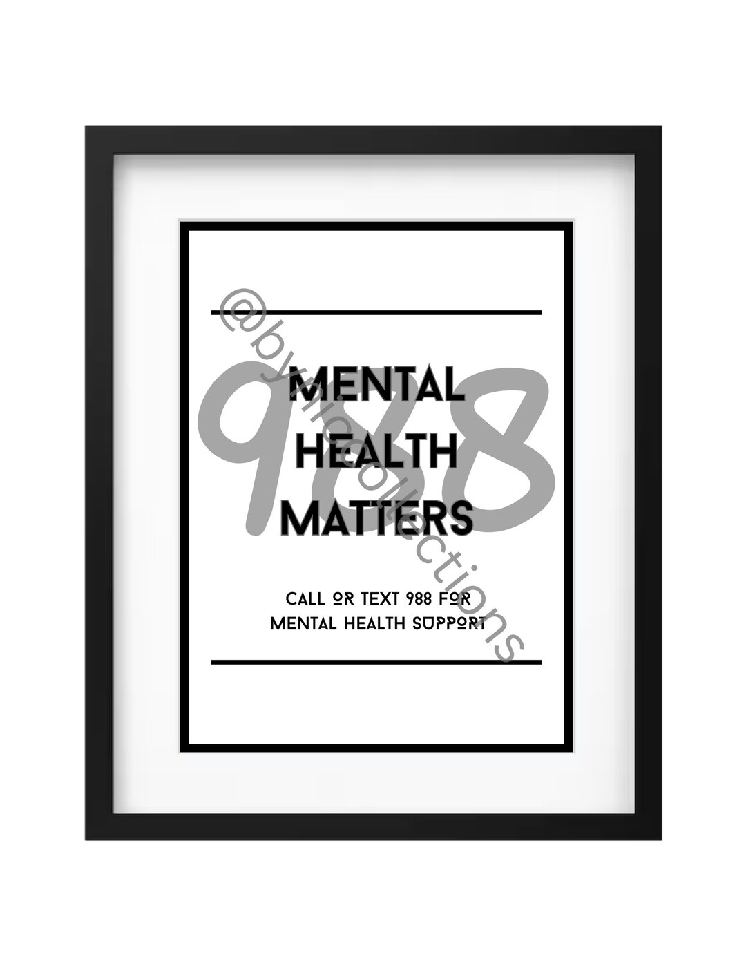 Mental Health Wall Poster, Mental Health Office Decor, Counselor Office ...