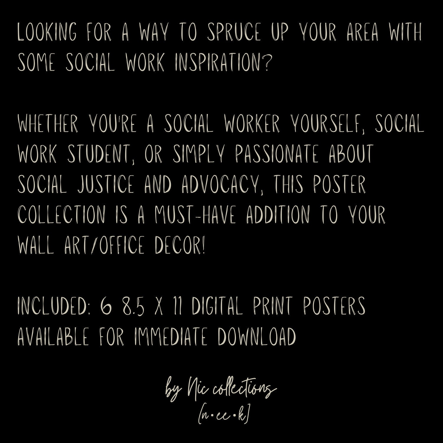 Social Work Wall Art, Social Work Wall Collage, Social Work Code of ...