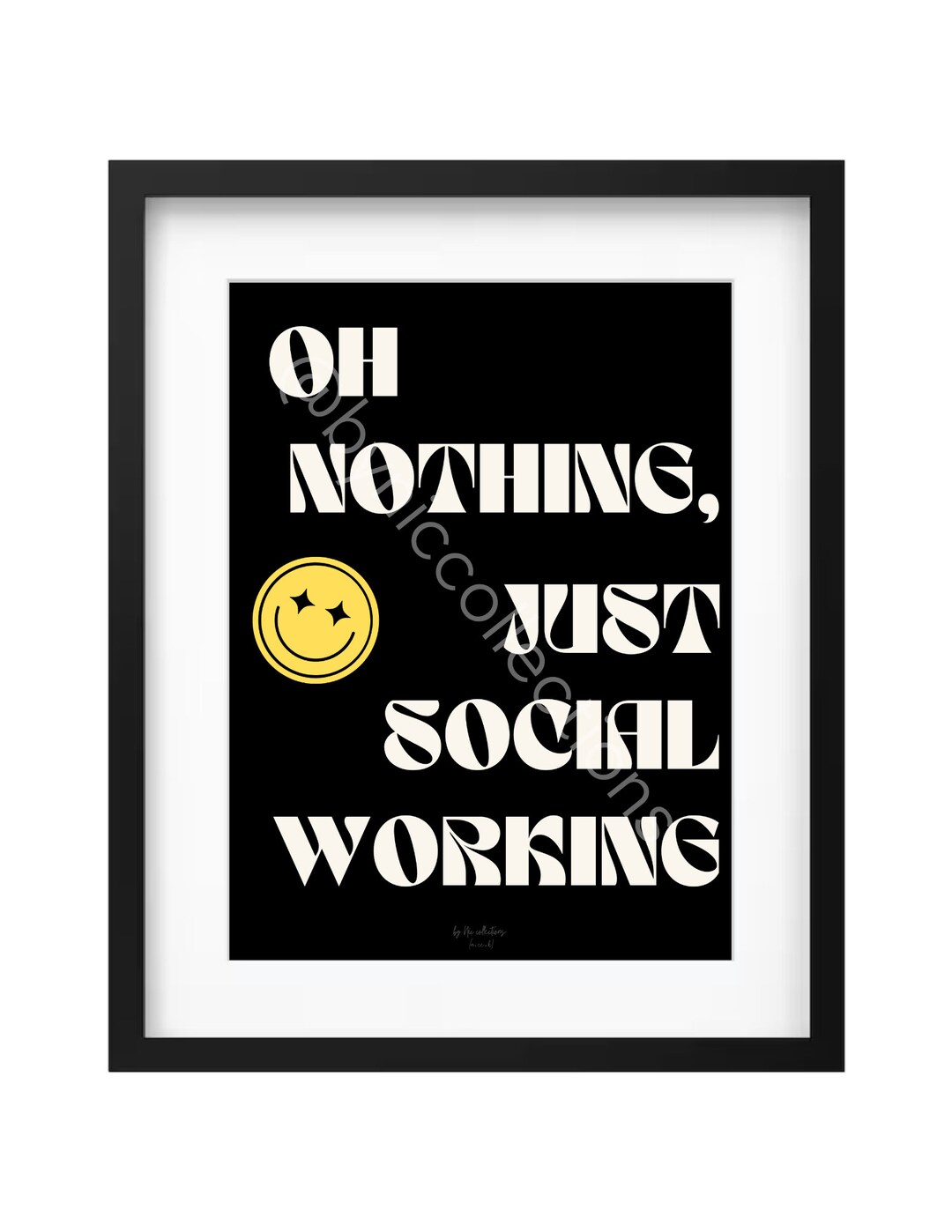 Social Work Wall Poster, Social Work Wall Art, Social Work Decor ...