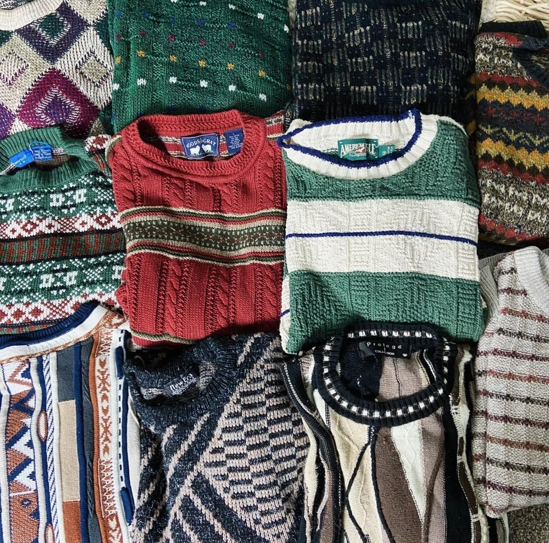 90's Vintage / Thrifted Sweater MYSTERY BOX - Etsy