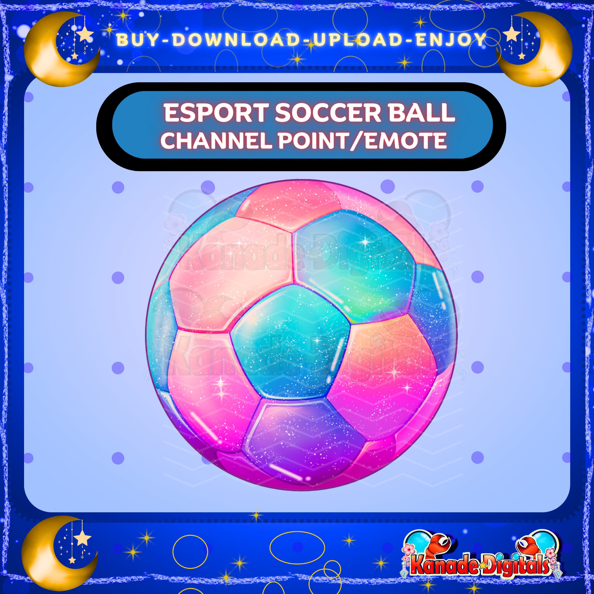 Soccer Ball Channel Point / Emote twitch Stream Emote stream - Etsy