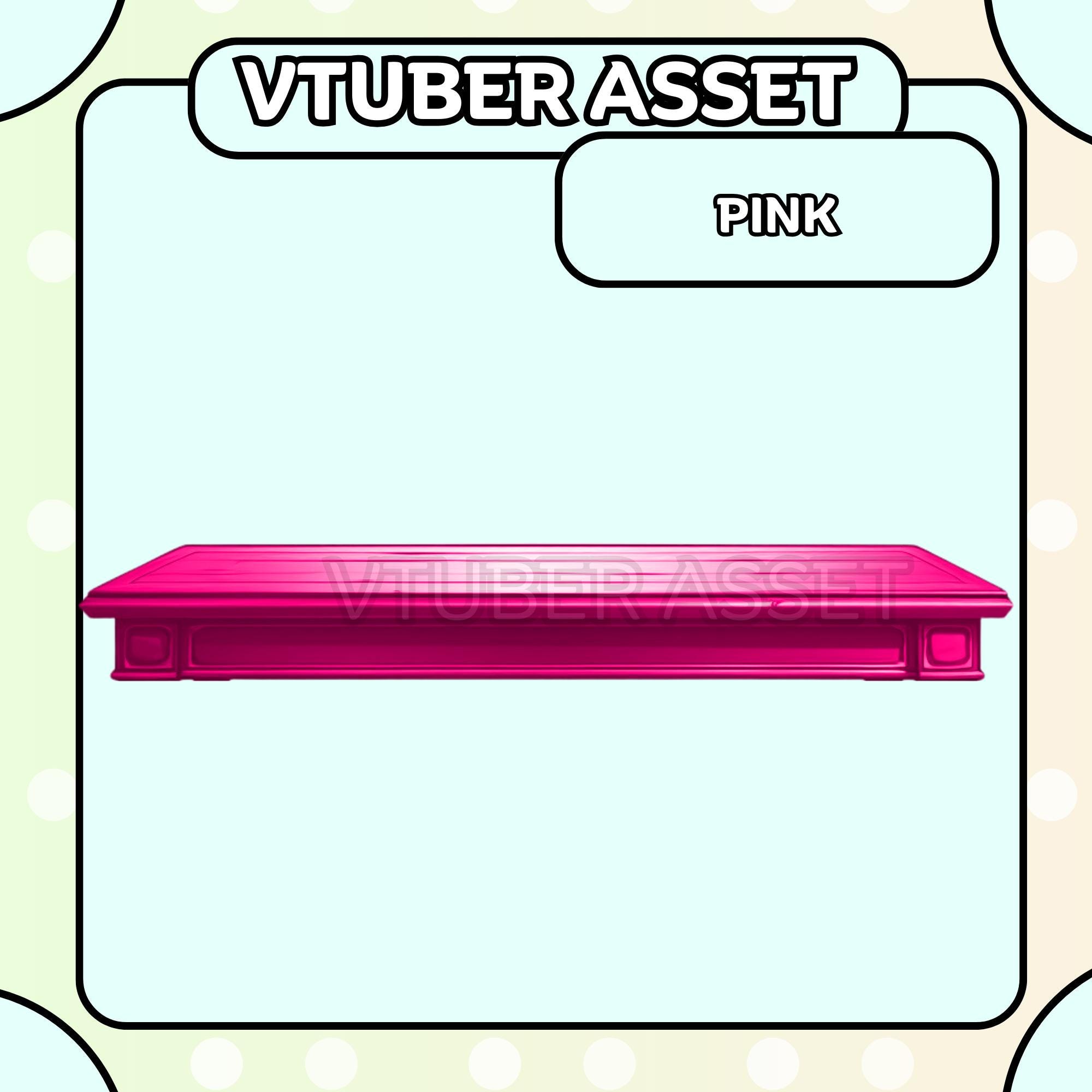Table Desk Vtuber Asset | Stream Decoration Table, Desk |live2d, Props ...