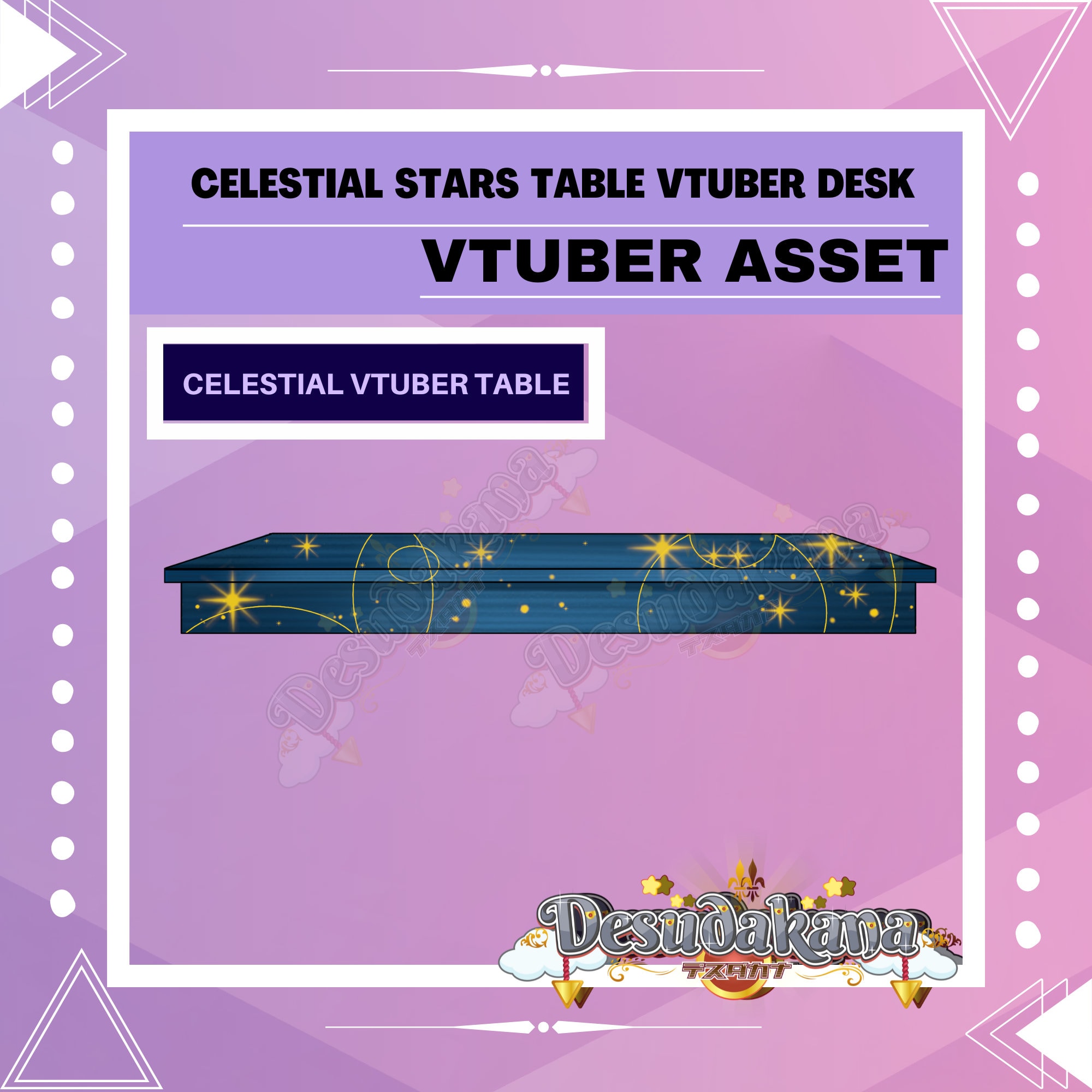 Vtuber Celestial Stars Constellations Table Desk Asset | Celestial ...