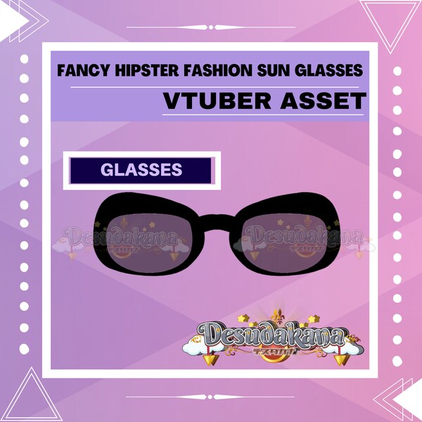 Vtuber Asset Glasses - Etsy