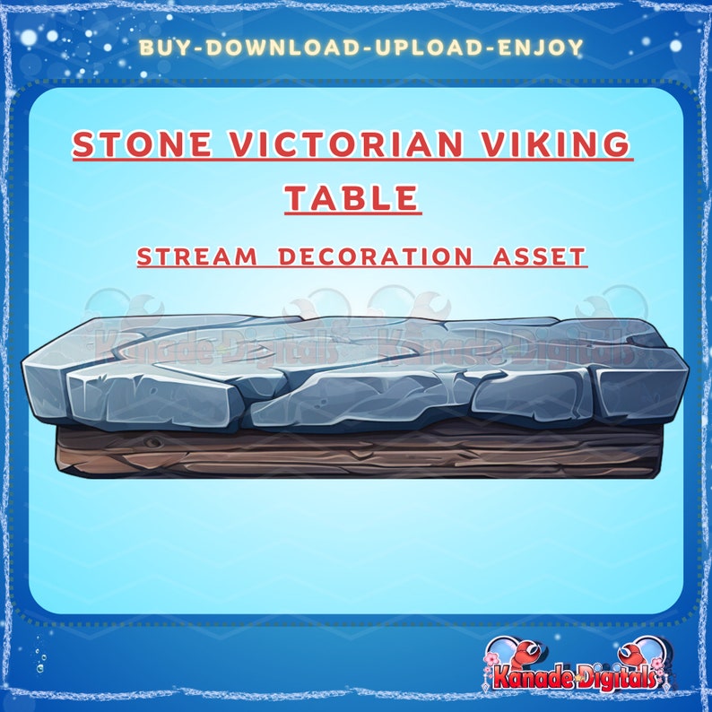 Stone Victorian Viking Table Desk Vtuber Asset | Dnd, God of War ...