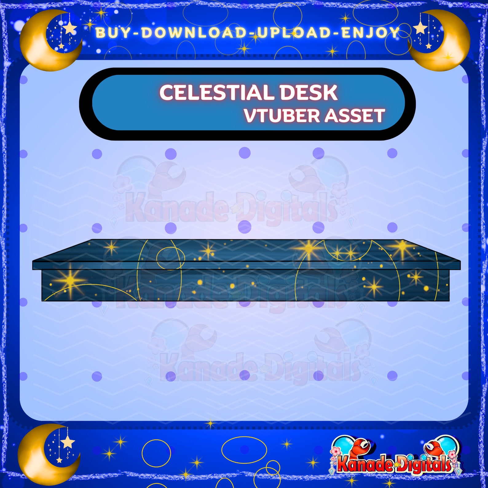 Celestial Stars Complete Package 1 Desk, Keyboard and Mouse, Microphone ...