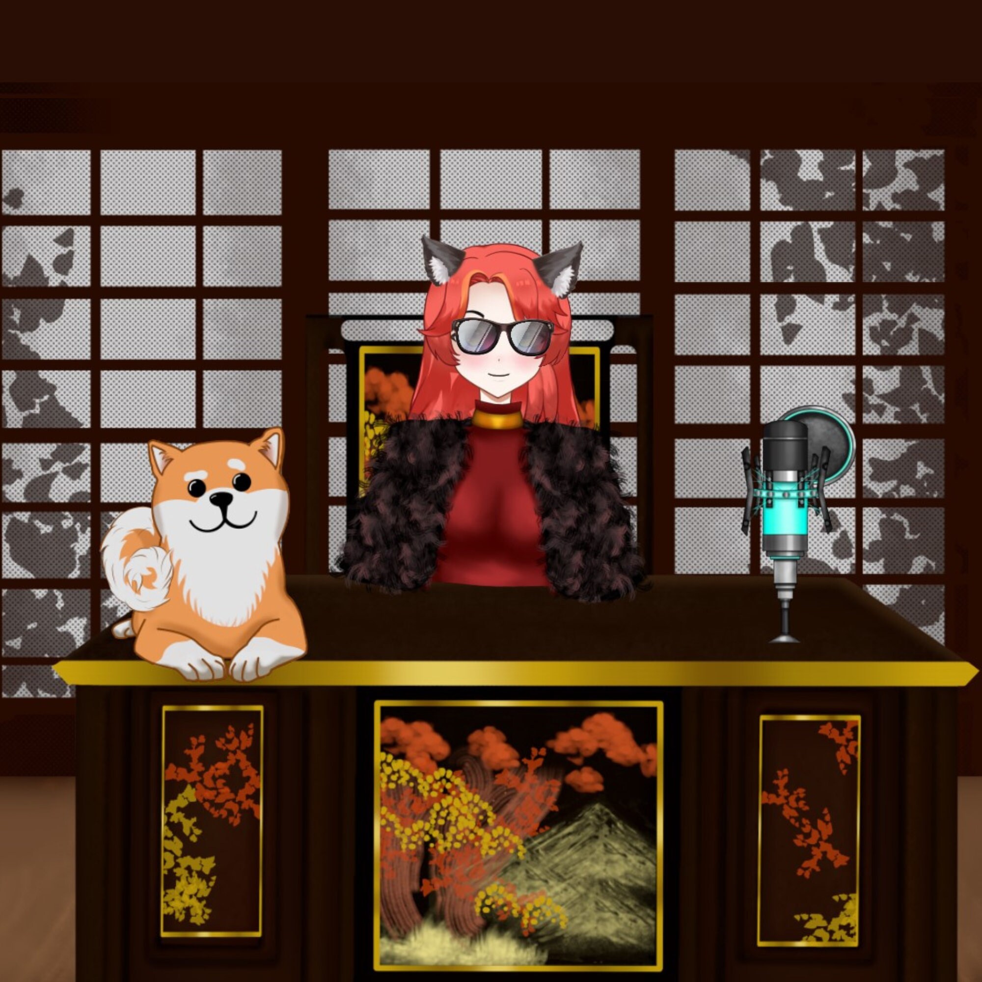 Vtuber Traditional Japanese Table Asset Elegant Traditional Japanese ...