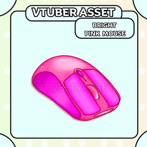 Vtuber Asset Keyboard Simple Minimalist Color | Pink |2 Keyboards, 2 ...