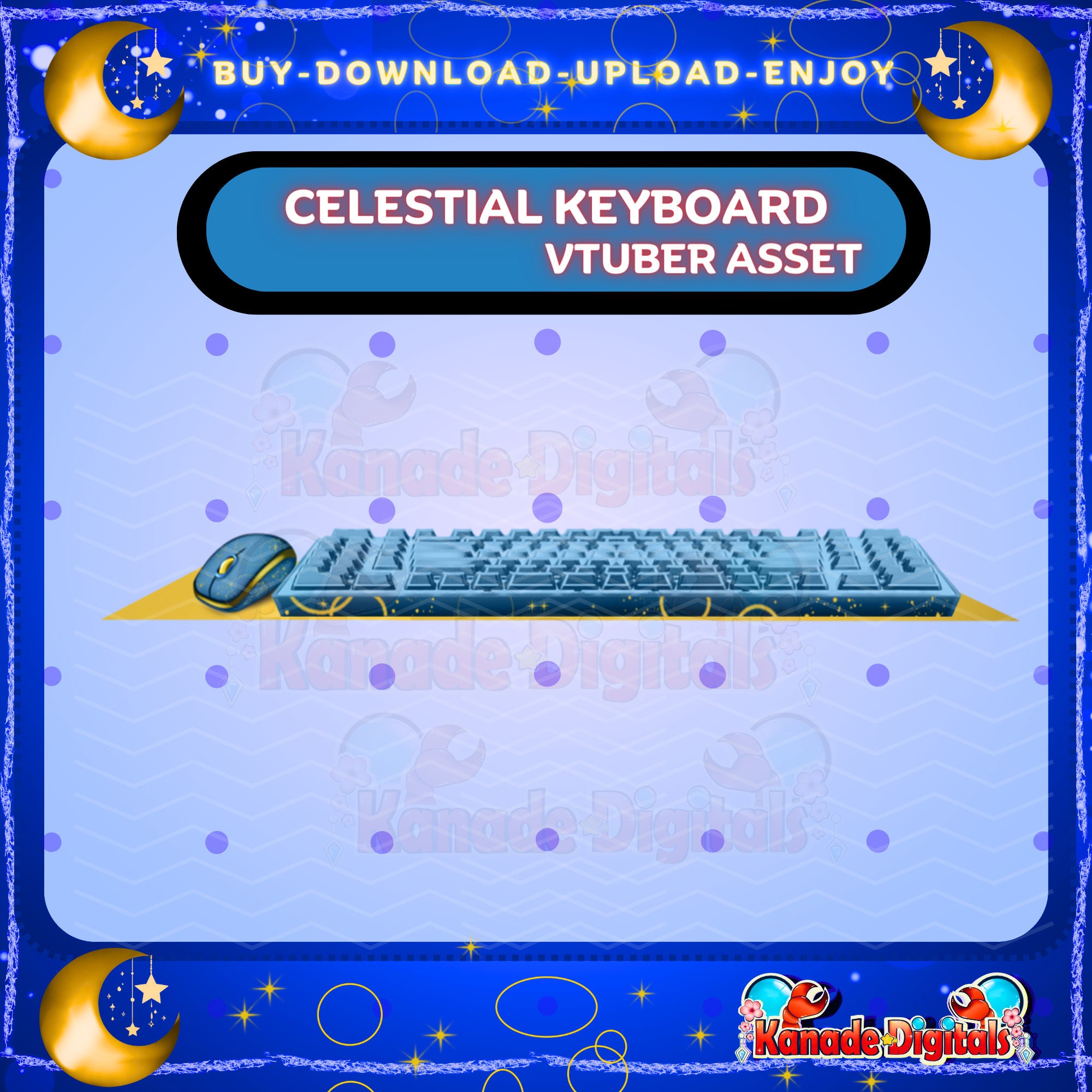 Celestial Stars Complete Package 1 Desk, Keyboard and Mouse, Microphone ...