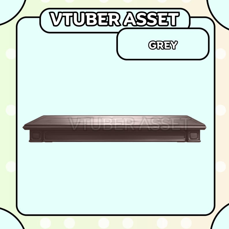 Table Desk Vtuber Asset | Stream Decoration Table, Desk |live2d, Props ...