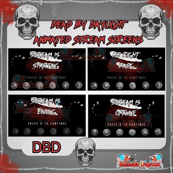 Twitch Screens Animated Dbd - Etsy