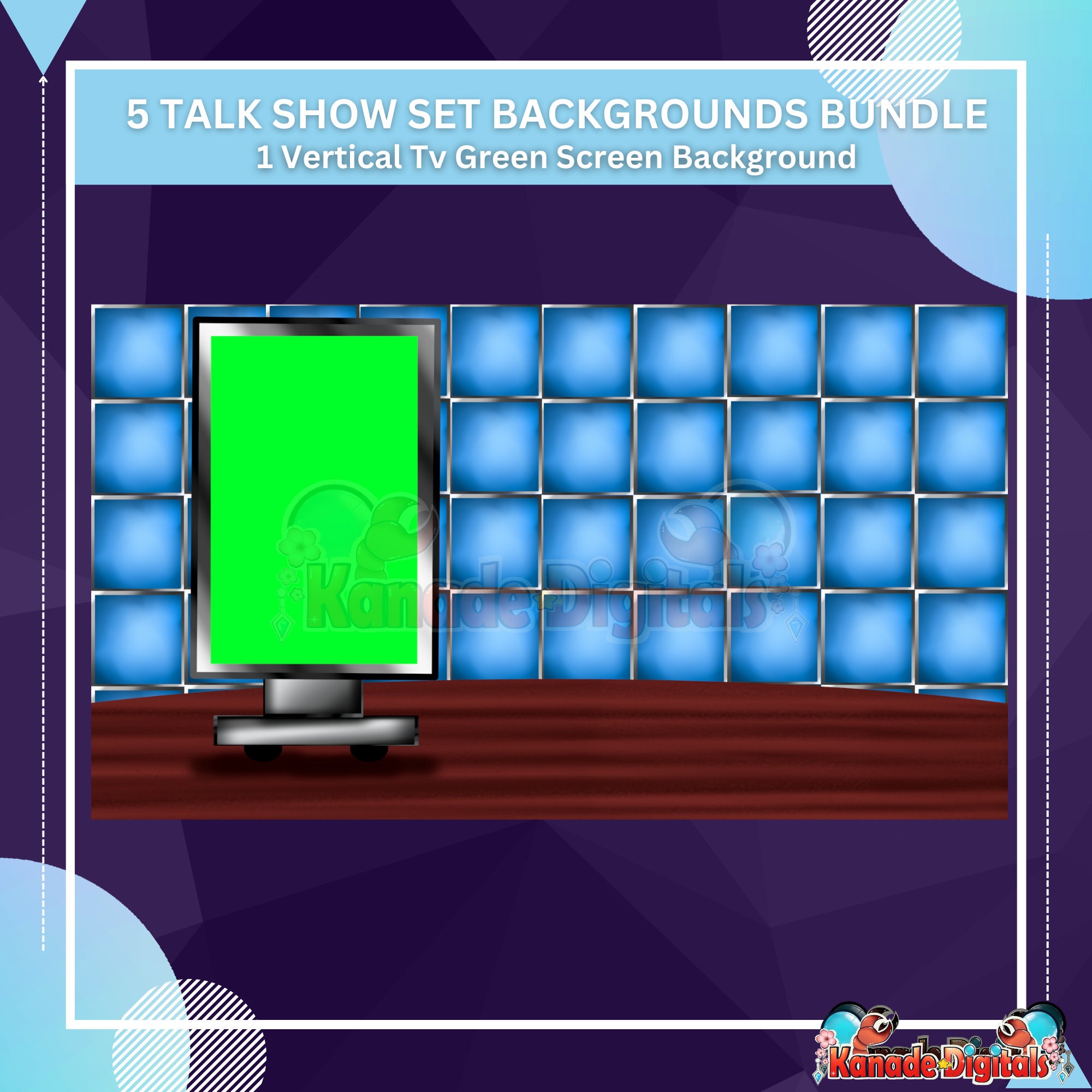 Talk Show Studio Background