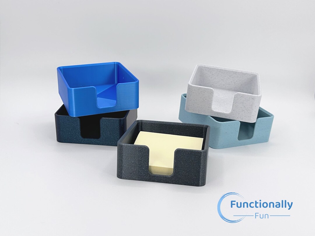 Modern and Minimalist Sticky Note Holder for Desk, Post-it Note Holder ...