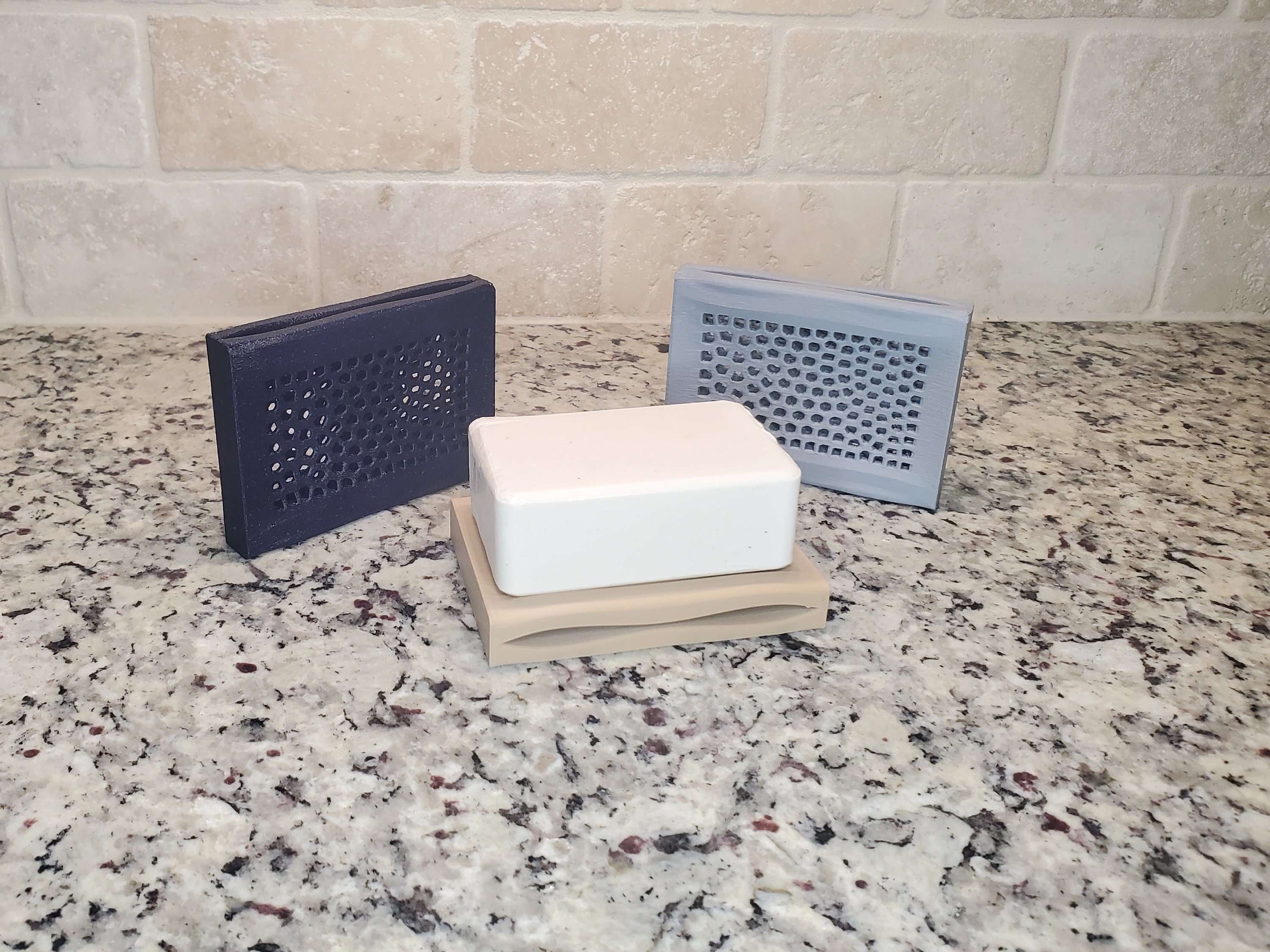 Modern Draining Soap Tray Elegant Design, Perfect for Soap & Sponges - Etsy