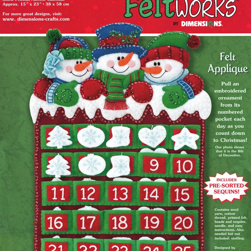 Felt Advent Calendar - Etsy