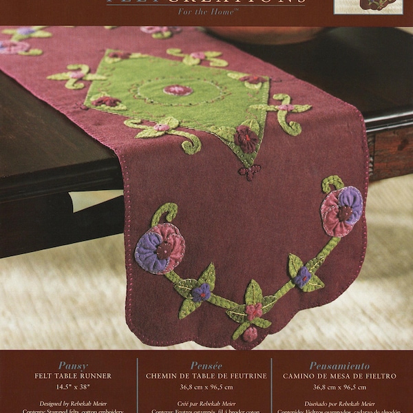 Felt Table Runner - Etsy