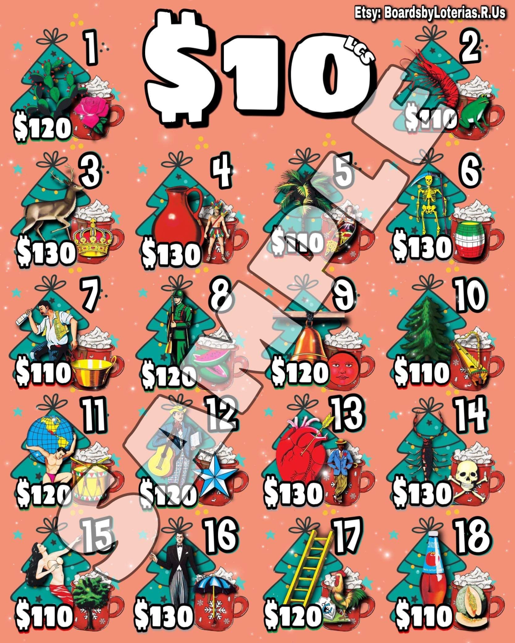 4 Duos Loteria Bundle - Etsy