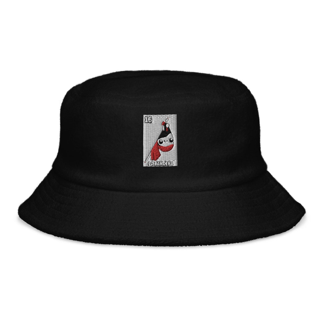 La Bandera Unstructured Terry Cloth Bucket Hat - Etsy