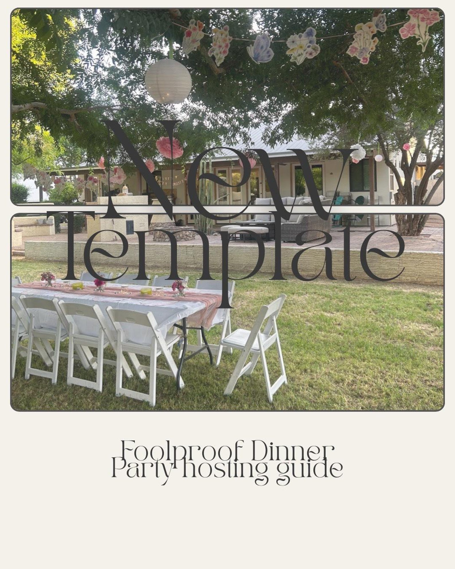 Foolproof Dinner Party Guide| Elegant Printable Host Planner, Menu ...