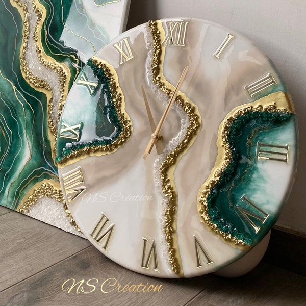 Epoxy Resin Clock - Etsy