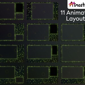 Glow Star Stream Package: Animated Overlays, Alerts, Borders, and Title ...