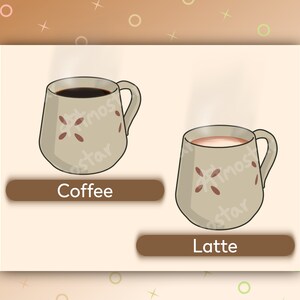 Animated Coffee Cup Stream Overlay 6 Cozy Hot Drink Video - Etsy