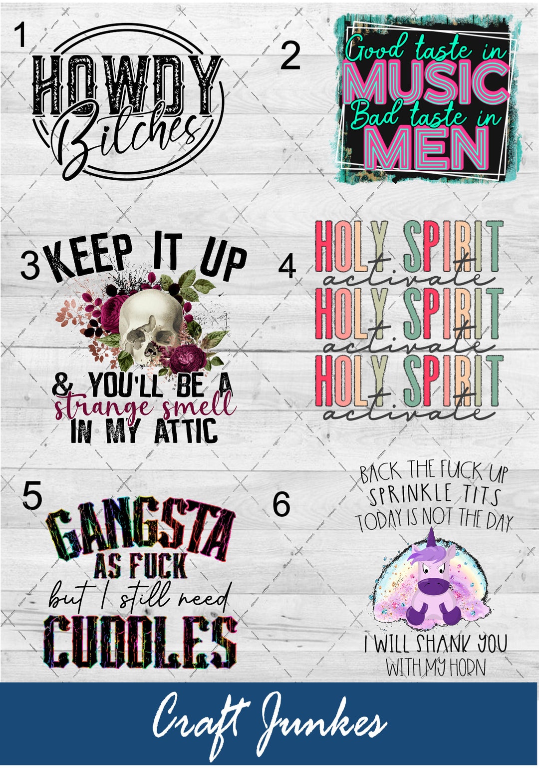 Adult Humor 25 Waterslide Sheet - Etsy