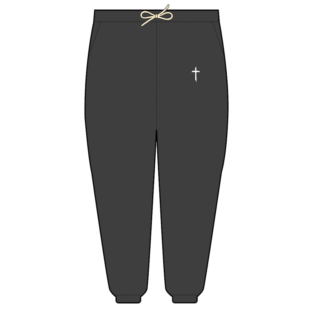 Christian Garment-dyed Cross Sweatpants - Etsy