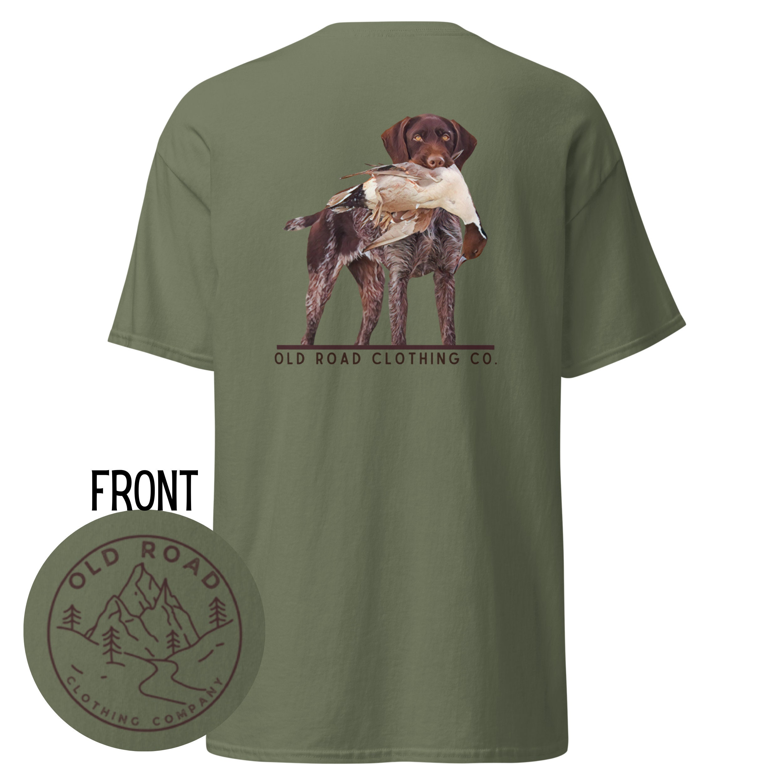 German Wirehaired Pointer T Shirt Duck Hunting T Shirt - Etsy