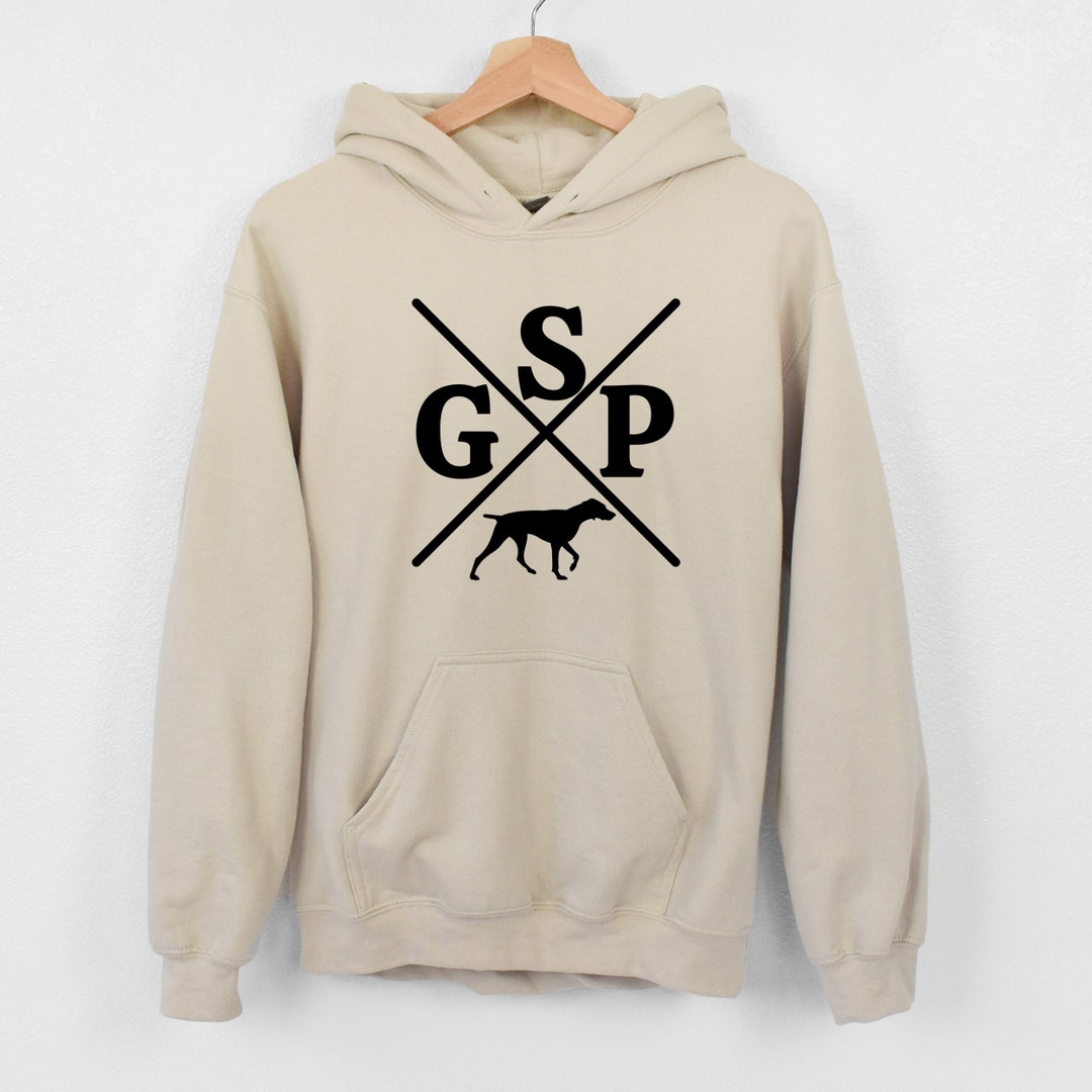 GSP Cross Hoodie | German Shorthaired Pointer Hoodie | GSP Sweatshirt ...