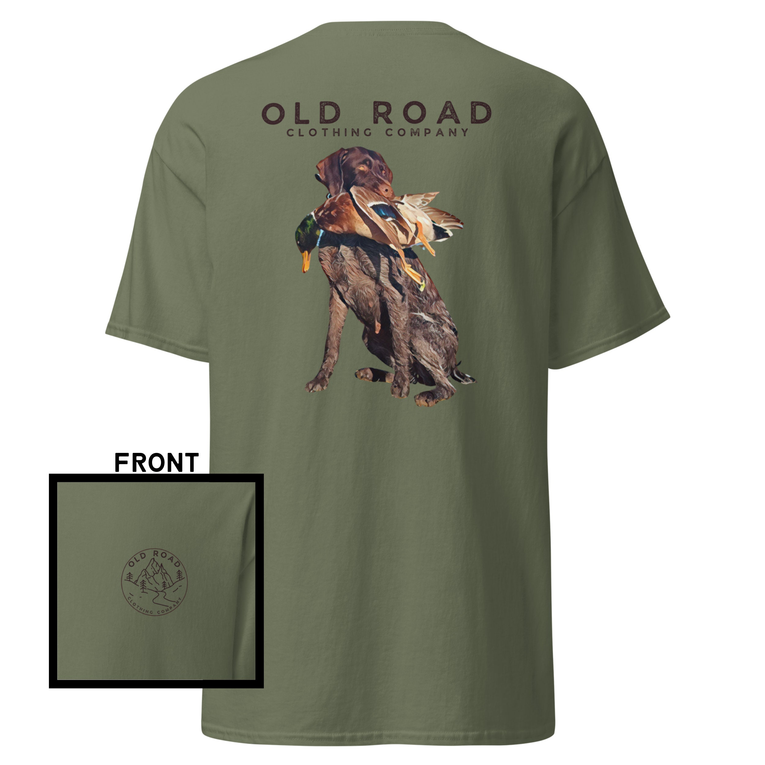 German Wirehaired Pointer T Shirt Duck Hunting T Shirt - Etsy