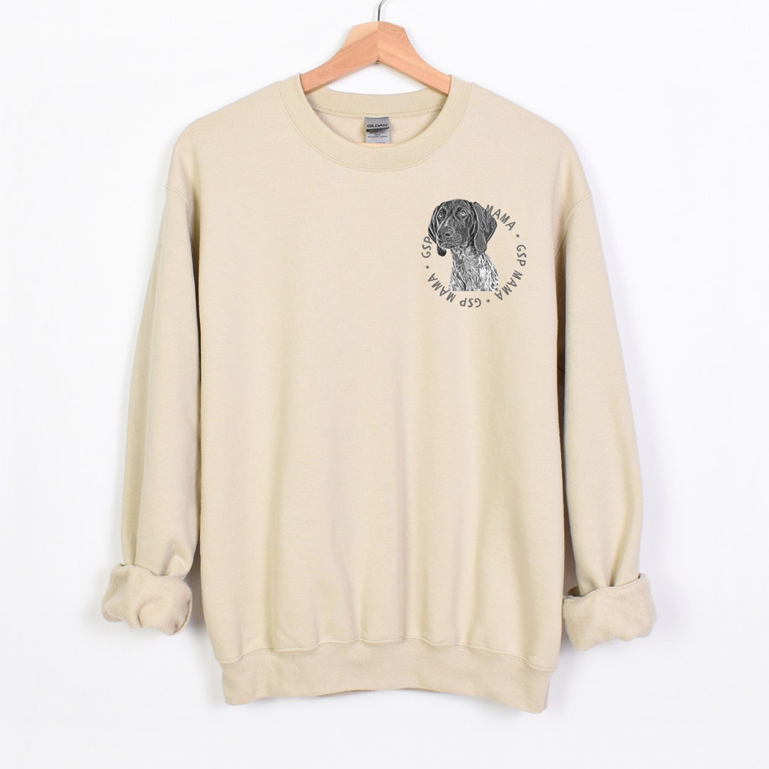 GSP Crewneck Sweatshirt | GSP Mama | German Shorthaired Pointer Mama ...