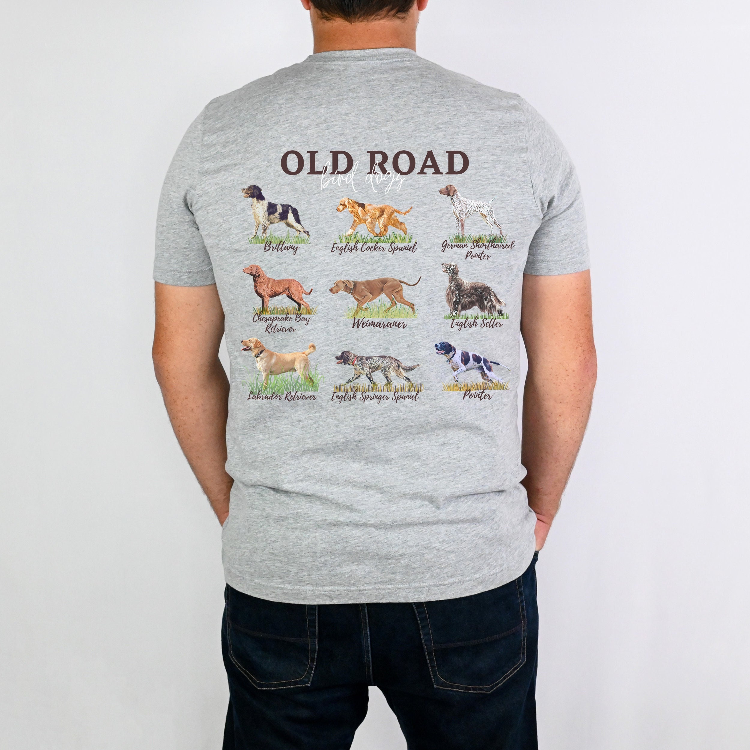 Bird Dog Breeds T-shirt Hunting Dog Breeds Bird Hunting Dogs GSP Shirt ...
