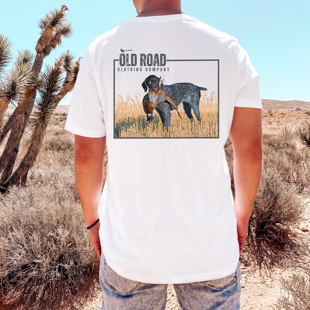 GSP Holding Pheasant T-shirt | Pheasant Hunting German Shorthaired ...