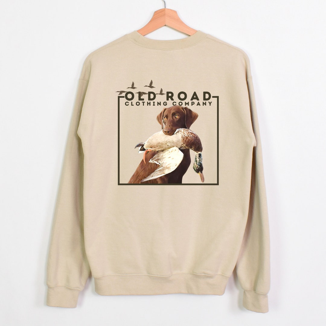 Labrador Retriever Duck Hunting Sweatshirt | Lab Retrieving Duck | Duck ...