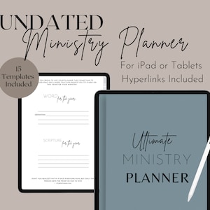 Christian Digital Ultimate Ministry Planner Church Planner Ministry ...