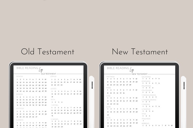 Bible Reading Log Tracker | Bible Study | Bible Checklist | Faith ...
